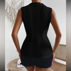 Tops | Boho Textured Tank Top | Poshmark